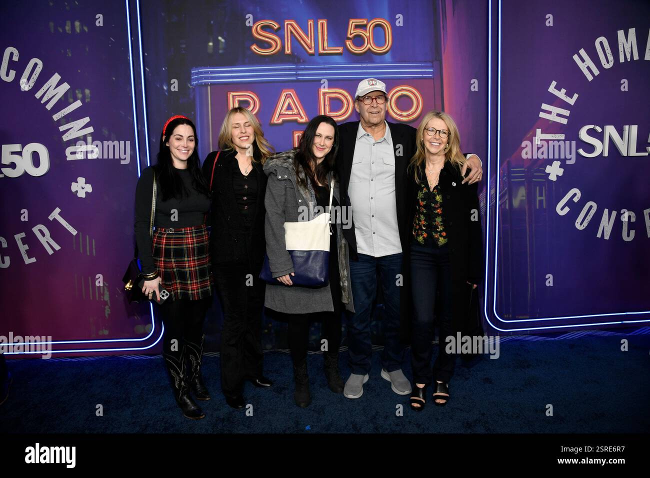 Chevy Chase and his family attend the SNL50: The Homecoming Concert at ...