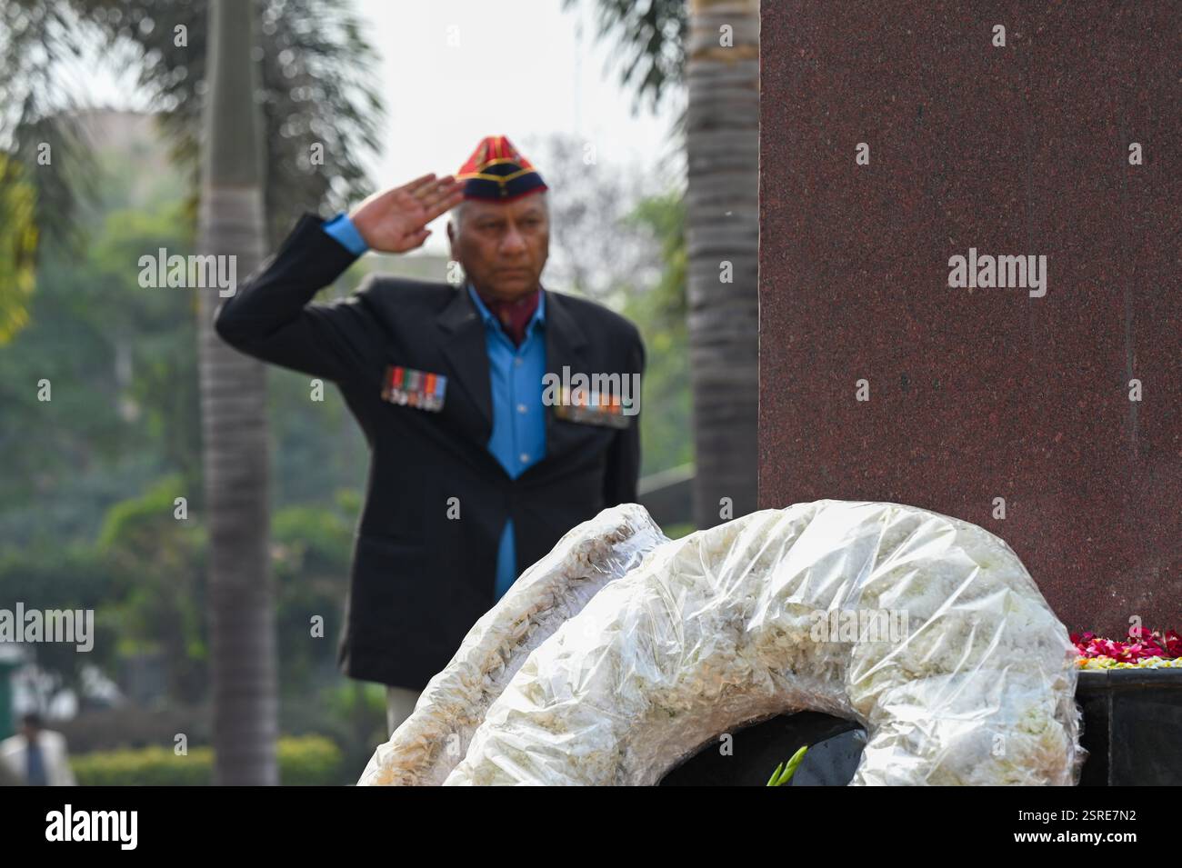 Noida, India. 15th Feb, 2025. NOIDA, INDIA - FEBRUARY 15: Family ...