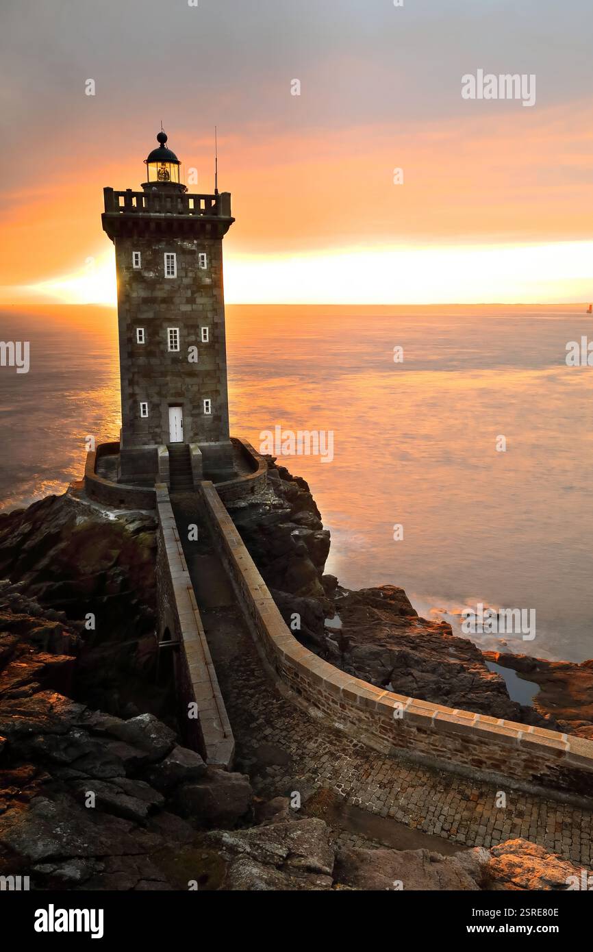 300 Phare de Kermorvan Lighthouse, 20.35 m high built in 1847-1849 at ...