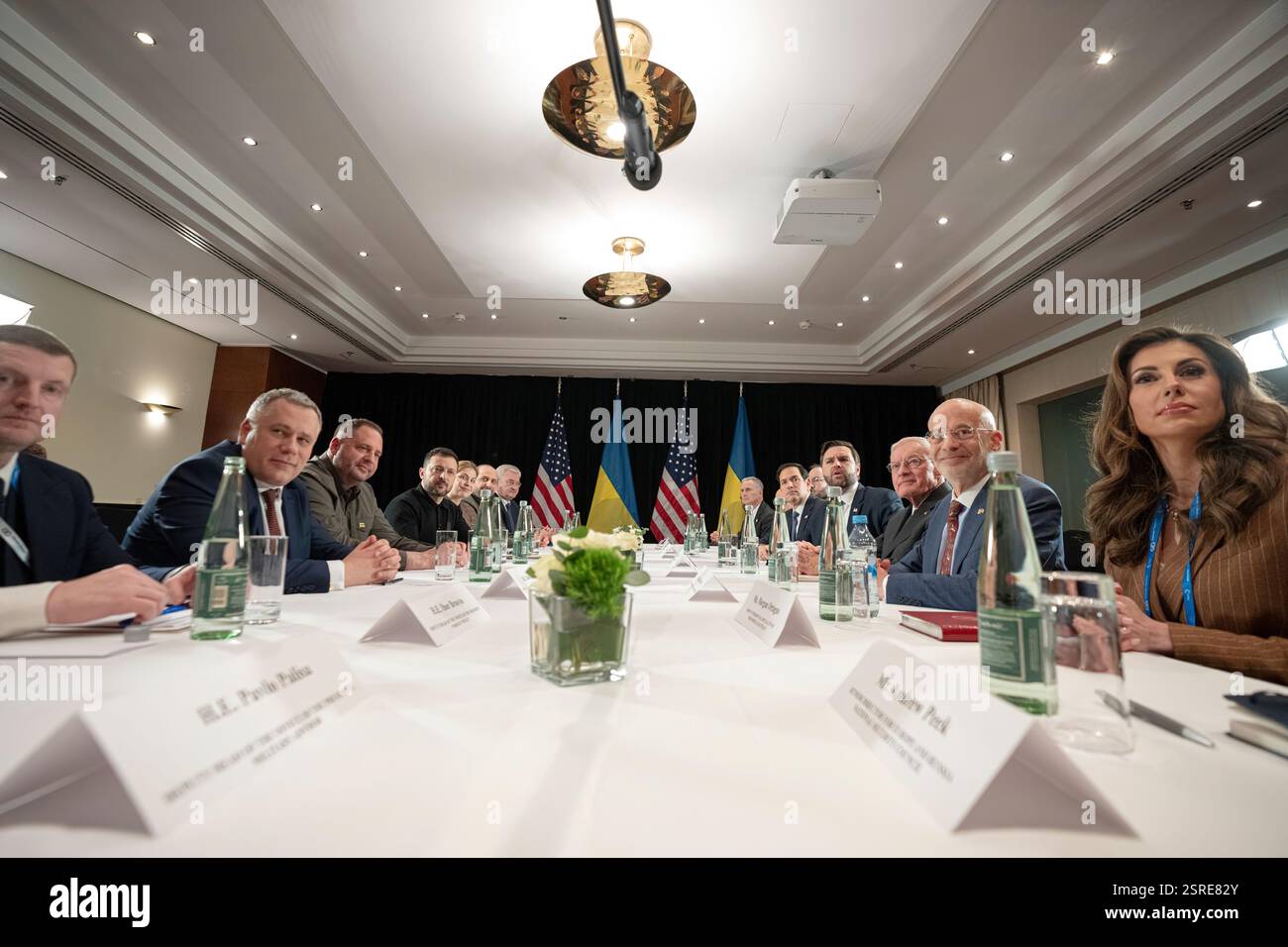 Secretary Marco Rubio attends talks between Vice President J.D. Vance ...