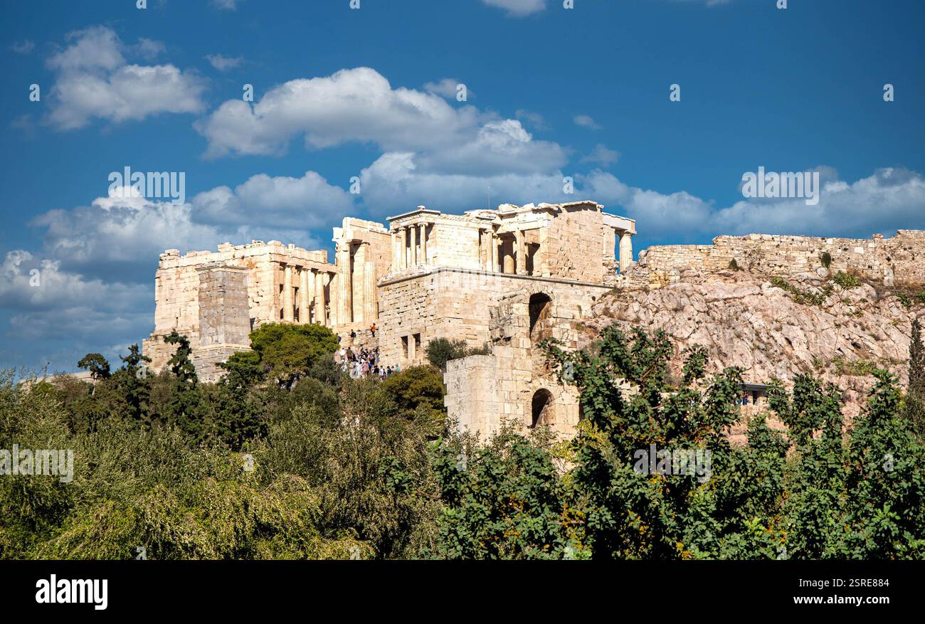 ATHENS, GREECE - October 18, 2024: The Acropolis of Athens Greece Stock ...