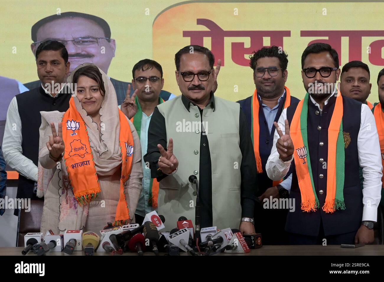 New Delhi, India. 15th Feb, 2025. NEW DELHI, INDIA - FEBRUARY 15: AAP ...