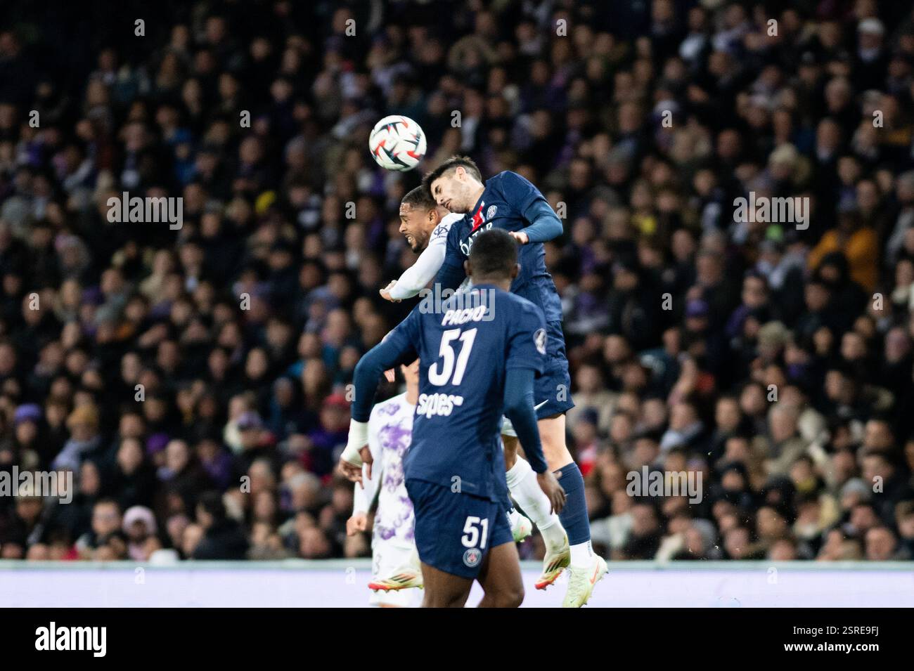 Lucas Beraldo of Paris during the French championship Ligue 1 football ...