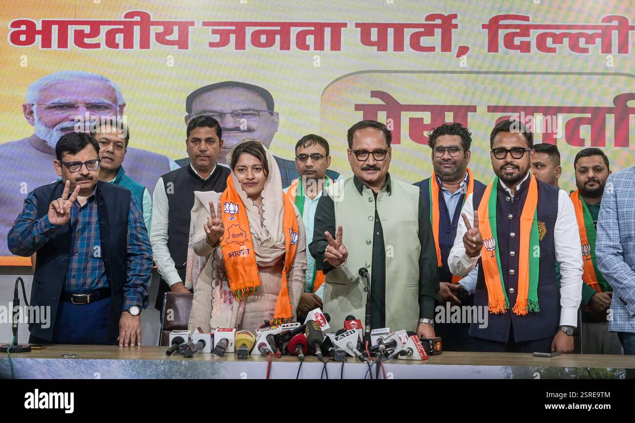 New Delhi, India. 15th Feb, 2025. NEW DELHI, INDIA - FEBRUARY 15: AAP ...