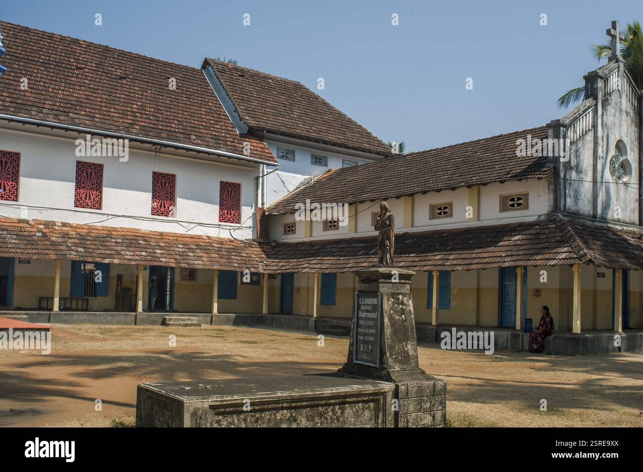 Statue at syro Malabar catholic church, palayur, thrissur, kerala ...