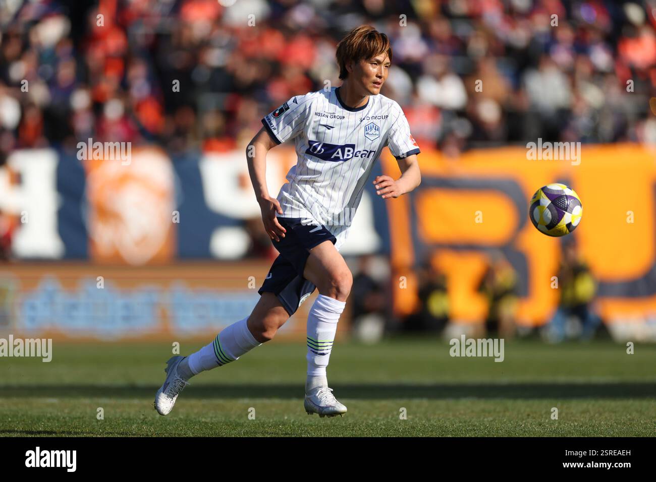 Saitama, Japan. 15th Feb, 2025. Yuta Kumamoto (Montedio) Football/Soccer : 2025 J2 League match ...