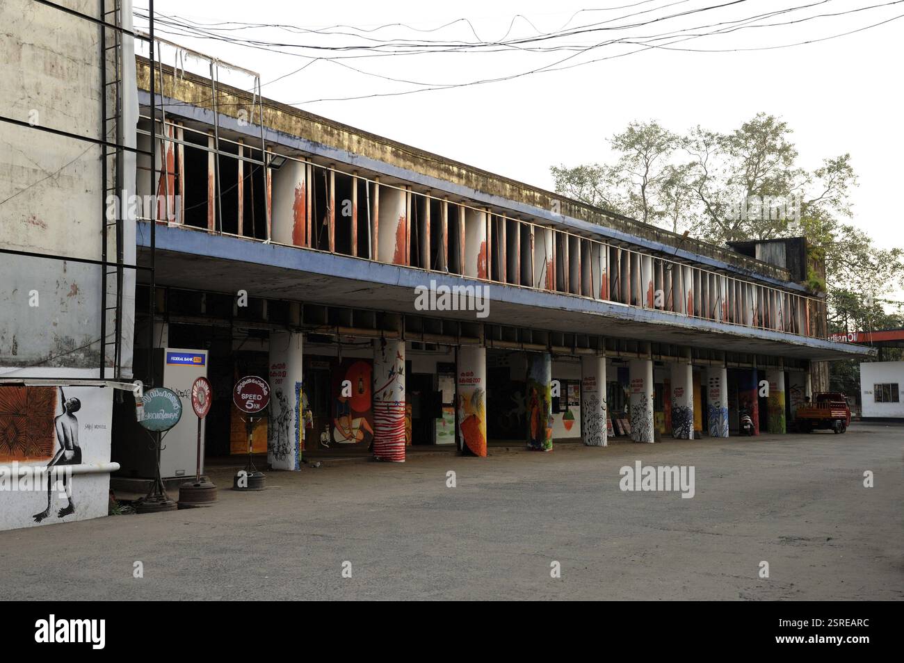 State Transport Bus Stand, Alappuzha, Kerala, India, Asia Stock Photo ...