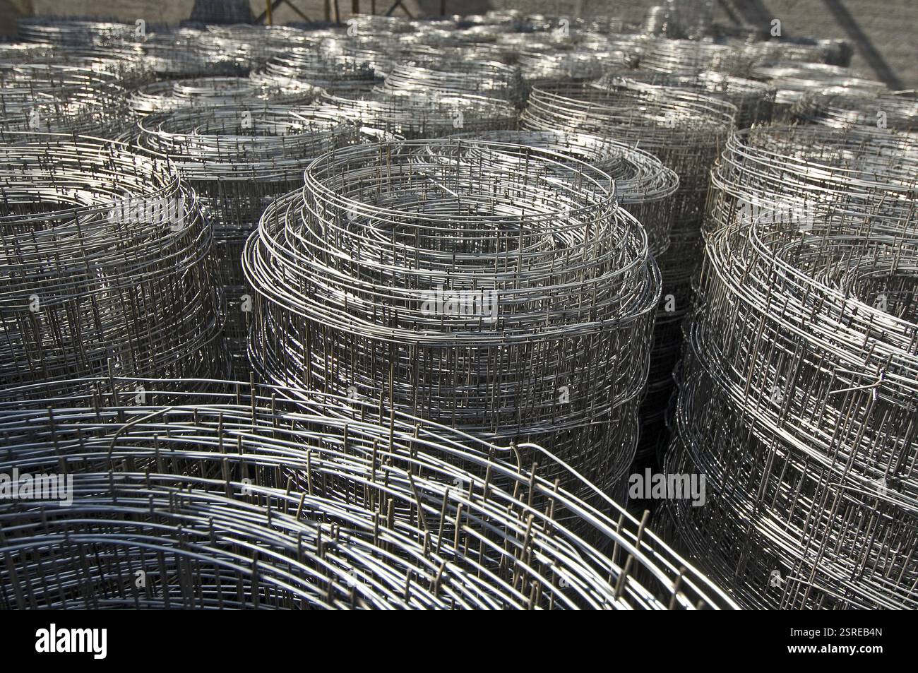 Steel wire mesh used for construction, India, Asia Stock Photo - Alamy