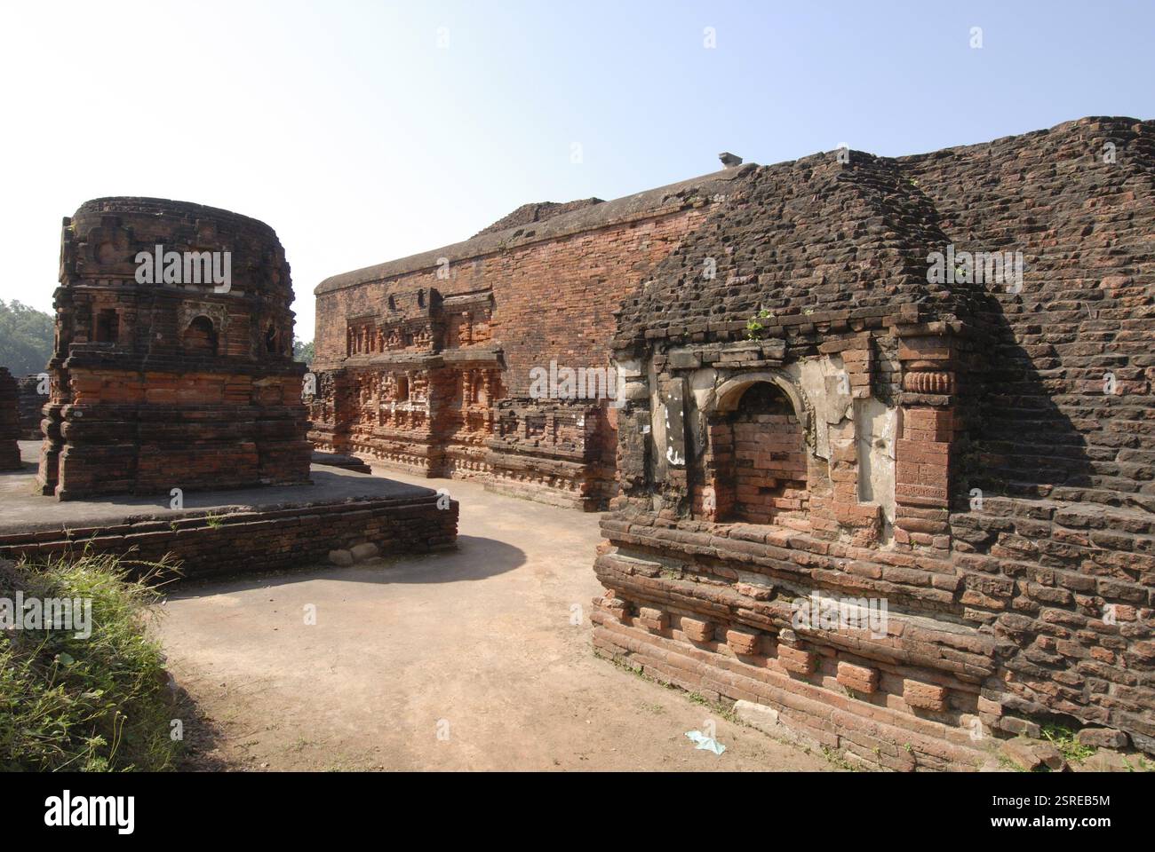 Ruins of Nalanda University first residential International University of world, district ...