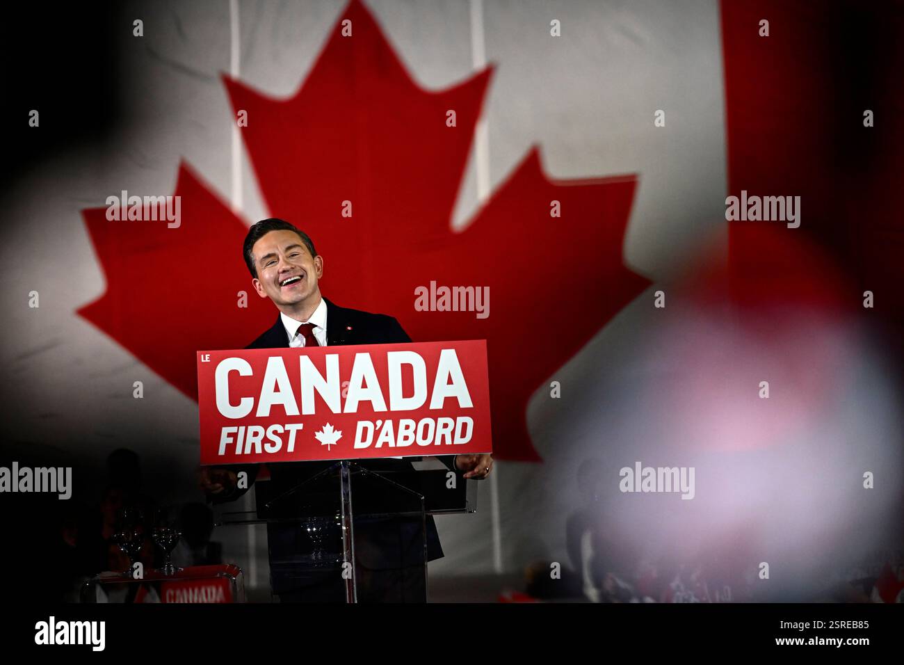 Ottawa, Can. 15th Feb, 2025. Conservative Leader Pierre Poilievre ...