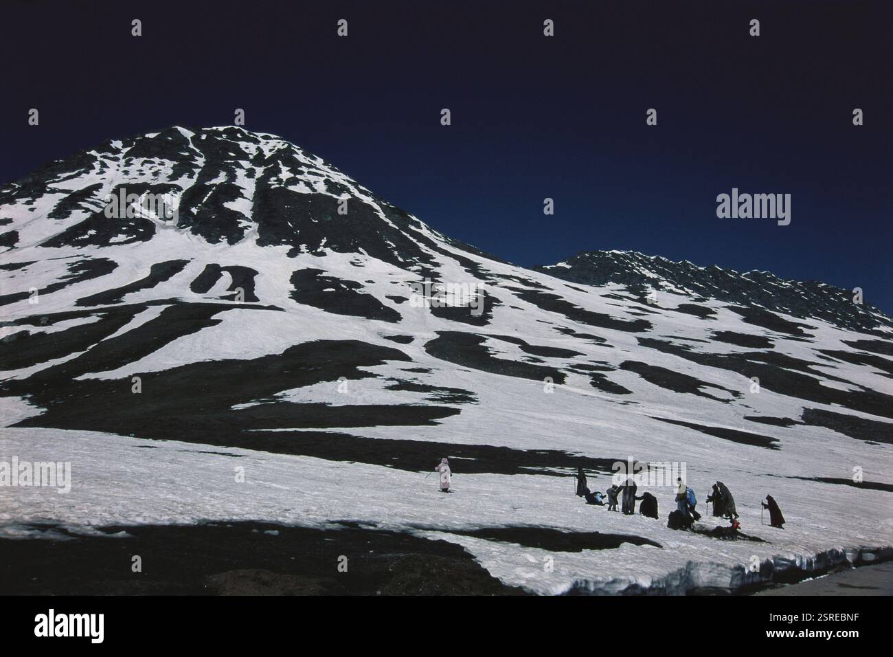 View from Rohtang Pass, Manali, Himachal Pradesh, India, Asia Stock ...