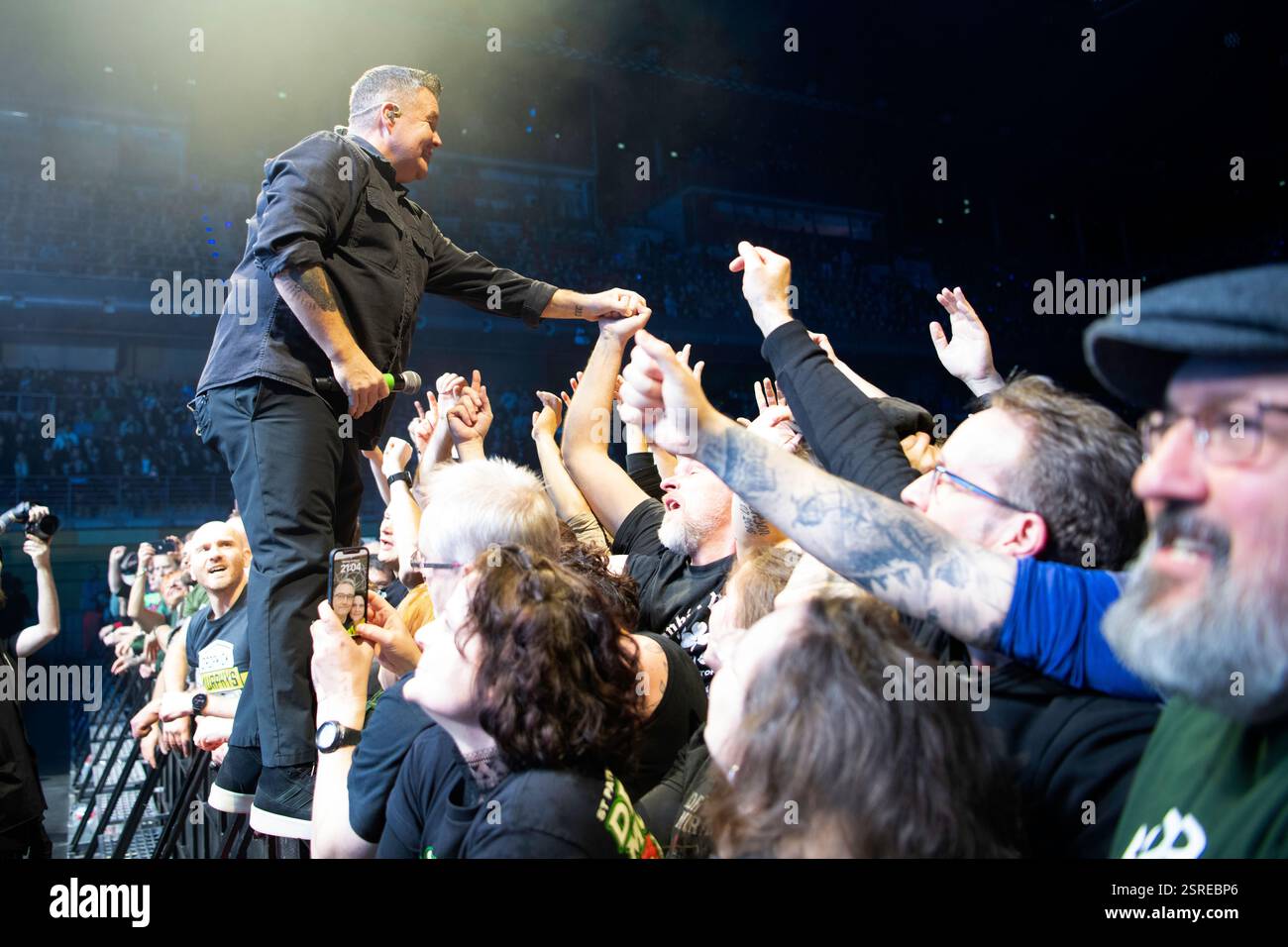 American Celtic punk and from Boston, Dropkick Murphys performing live ...