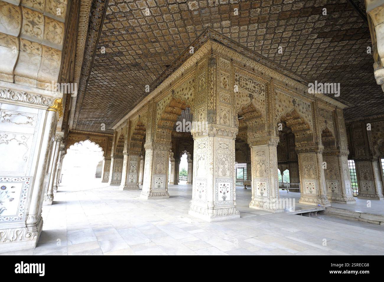 Diwan-e-Khas inside Red fort, Delhi, India, Asia Stock Photo - Alamy