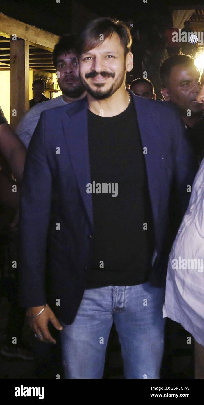 Bollywood actor Vivek Oberoi attends playback singer Shibani Kashyap's ...