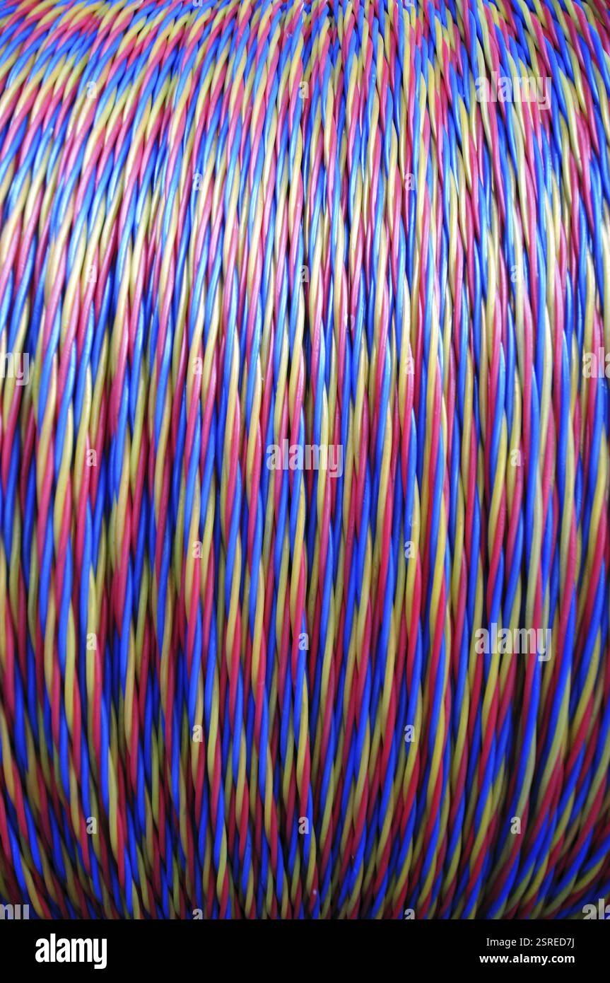 Multi Color Wire India Stock Photo - Alamy