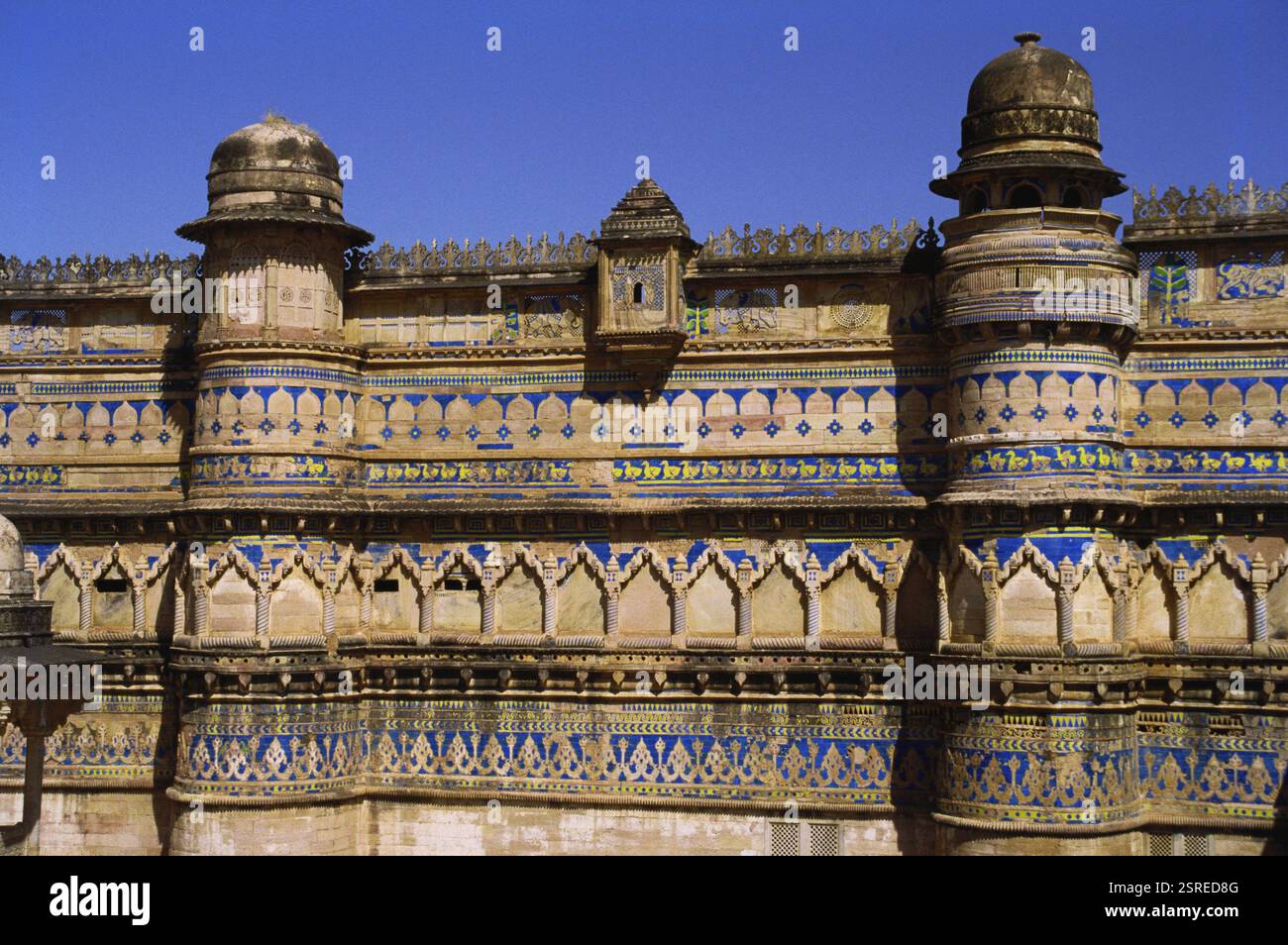 Man Mandir palace, Gwalior, Madhya Pradesh, India, Asia Stock Photo - Alamy