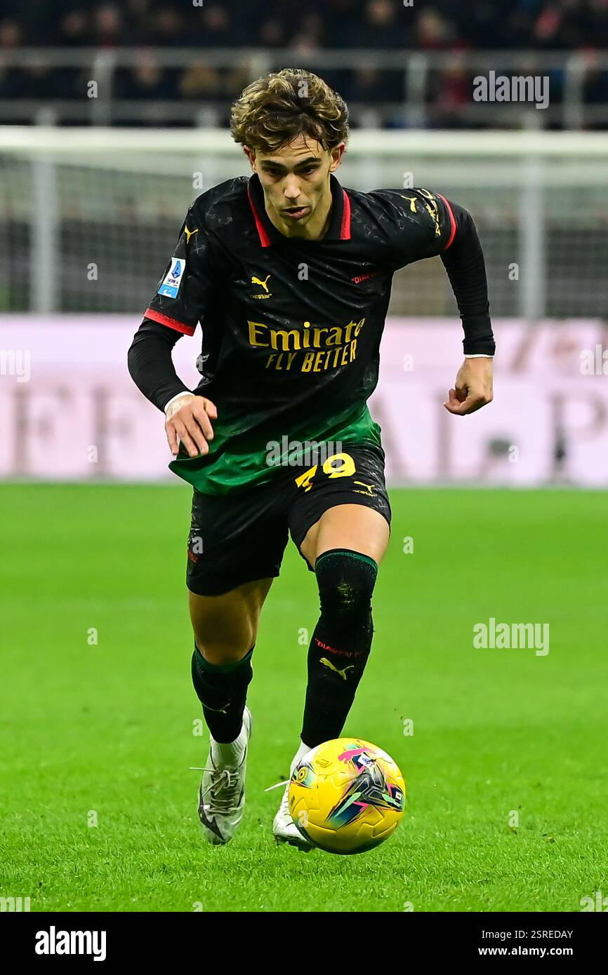 AC Milan's Portuguese forward #79 João Félix during the Italian Serie A ...
