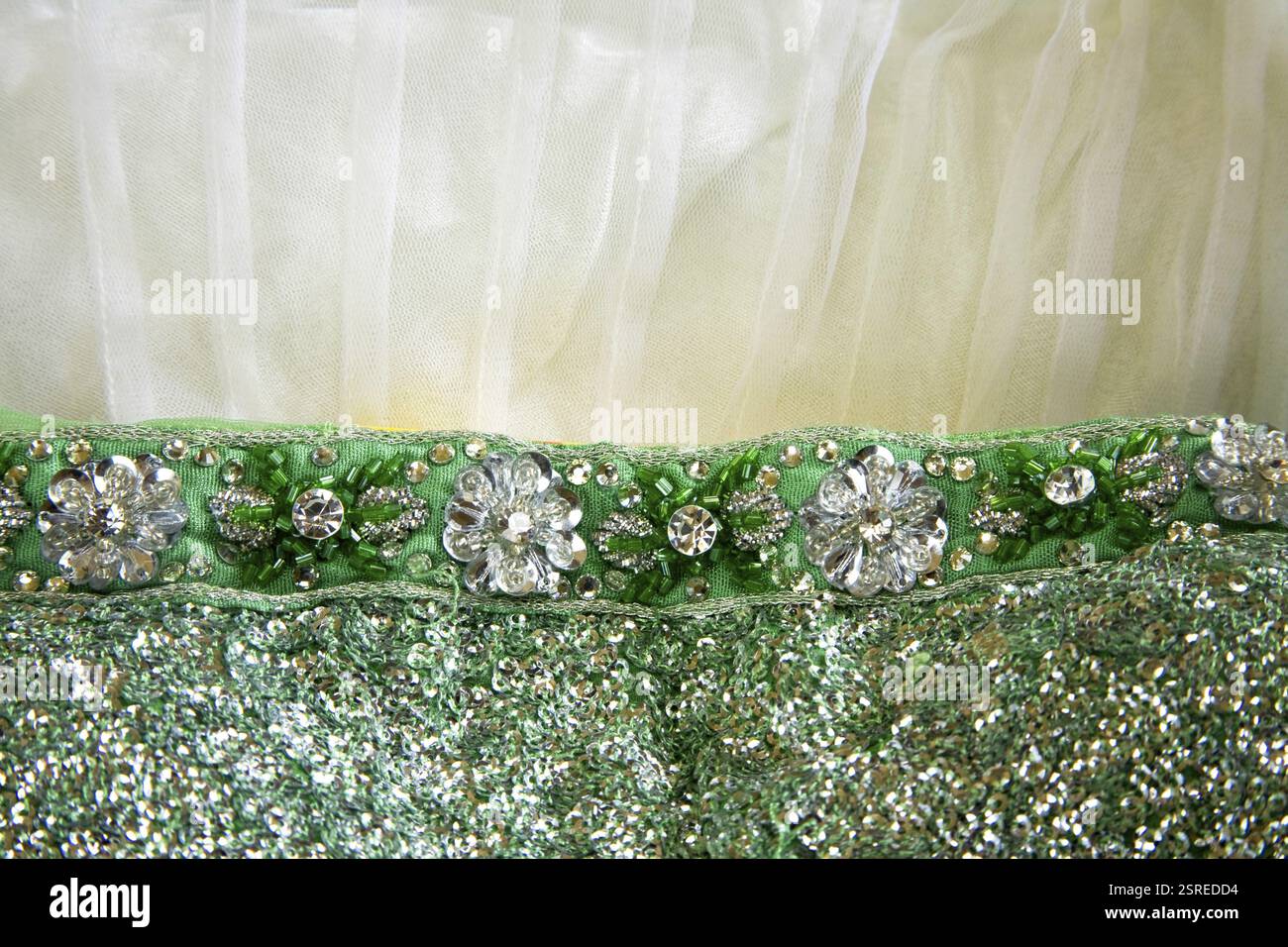 Fabric net cloth dress india april 2011 Stock Photo - Alamy