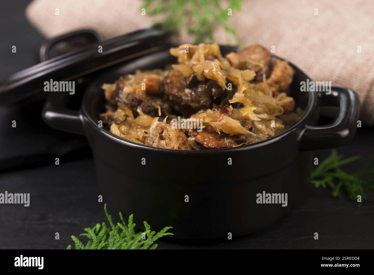 Fresh and tasty Bigos Stock Photo - Alamy