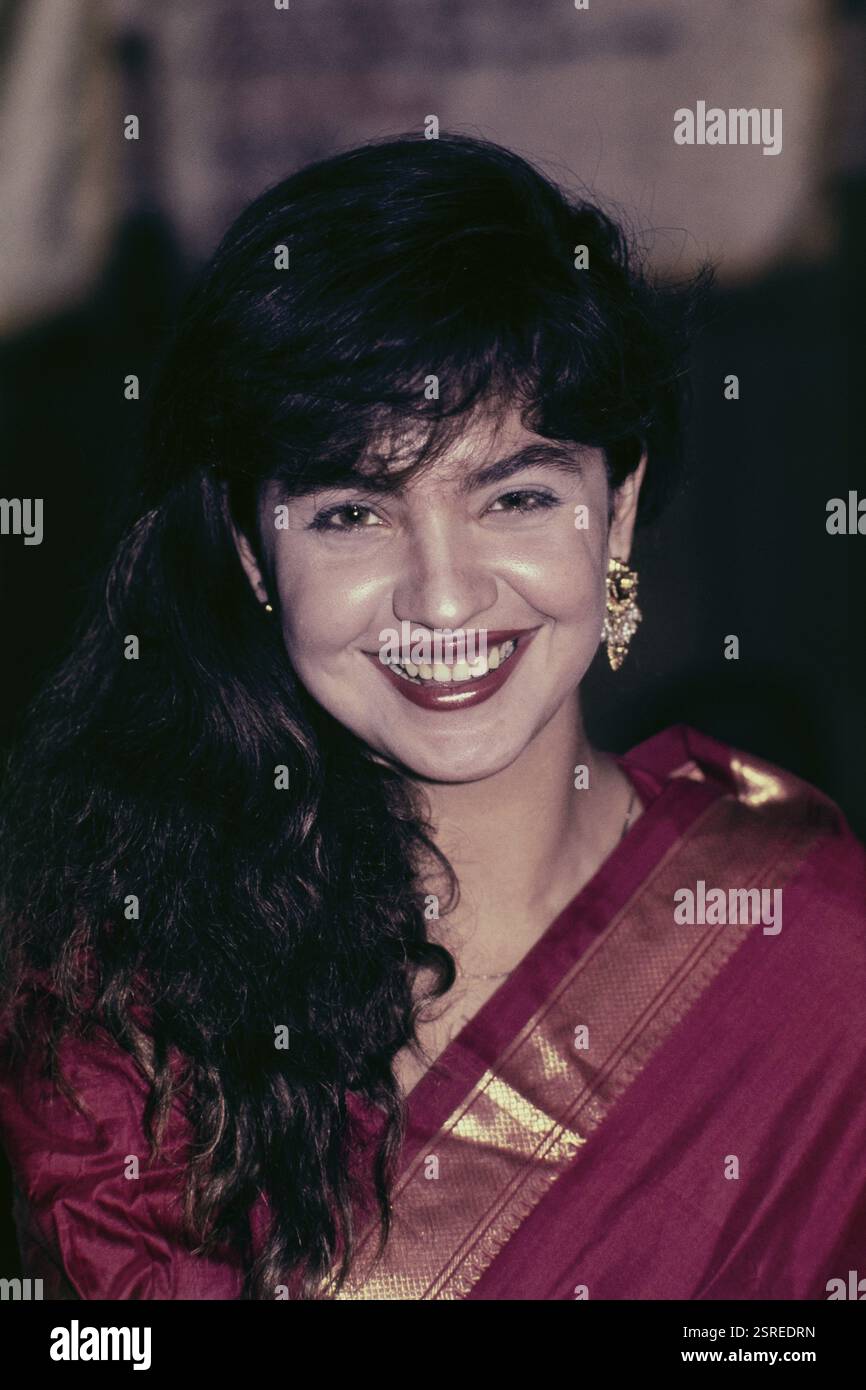 Portrait of Pooja Bhatt smiling, India, Asia Stock Photo - Alamy