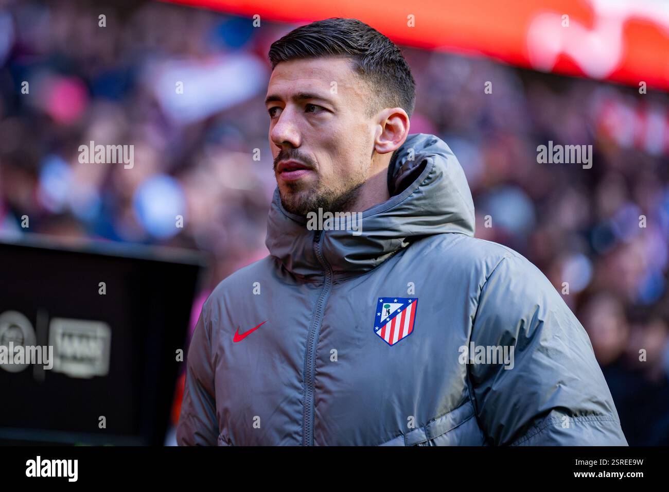 Madrid, Madrid, Spain. 15th Feb, 2025. Clement Lenglet of Atletico de ...