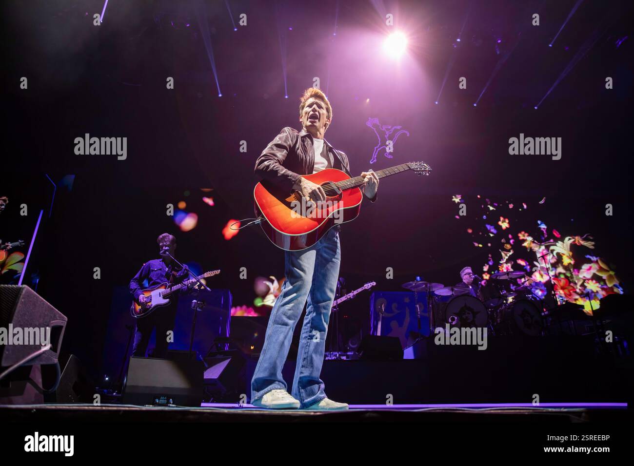 Manchester, England, 15th February, 2025. James Blunt performing at AO ...