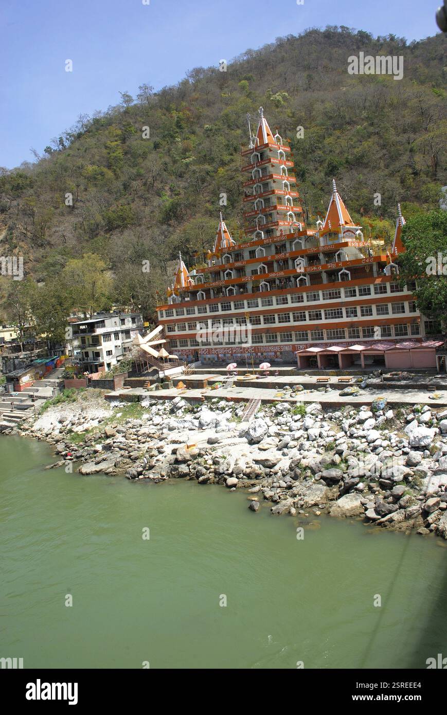Trambakeshwar temple, Rishikesh, Uttaranchal Uttarakhand, India APRIL ...