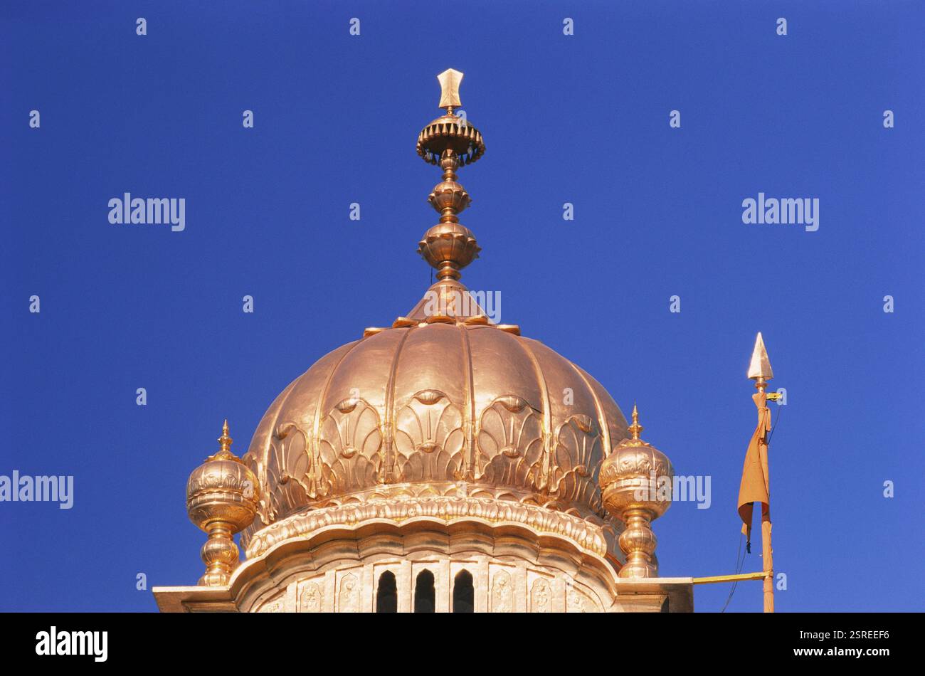 Dome gilded with gold leaf Shri Akal Takat Sahib Ji Golden temple ...