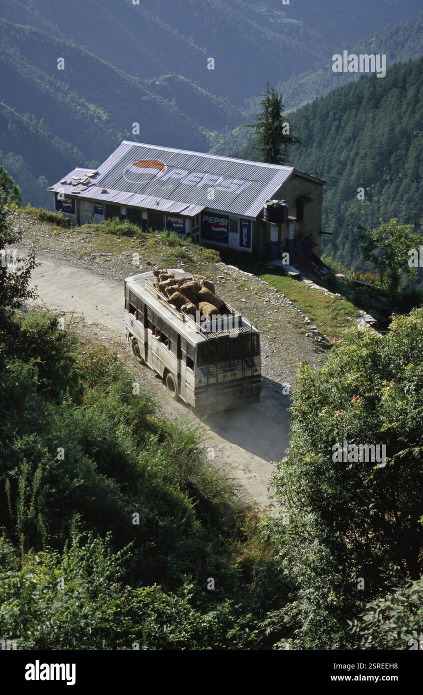 Pepsi hoarding and bus, cedar heights resorts, Koti, Himachal Pradesh ...