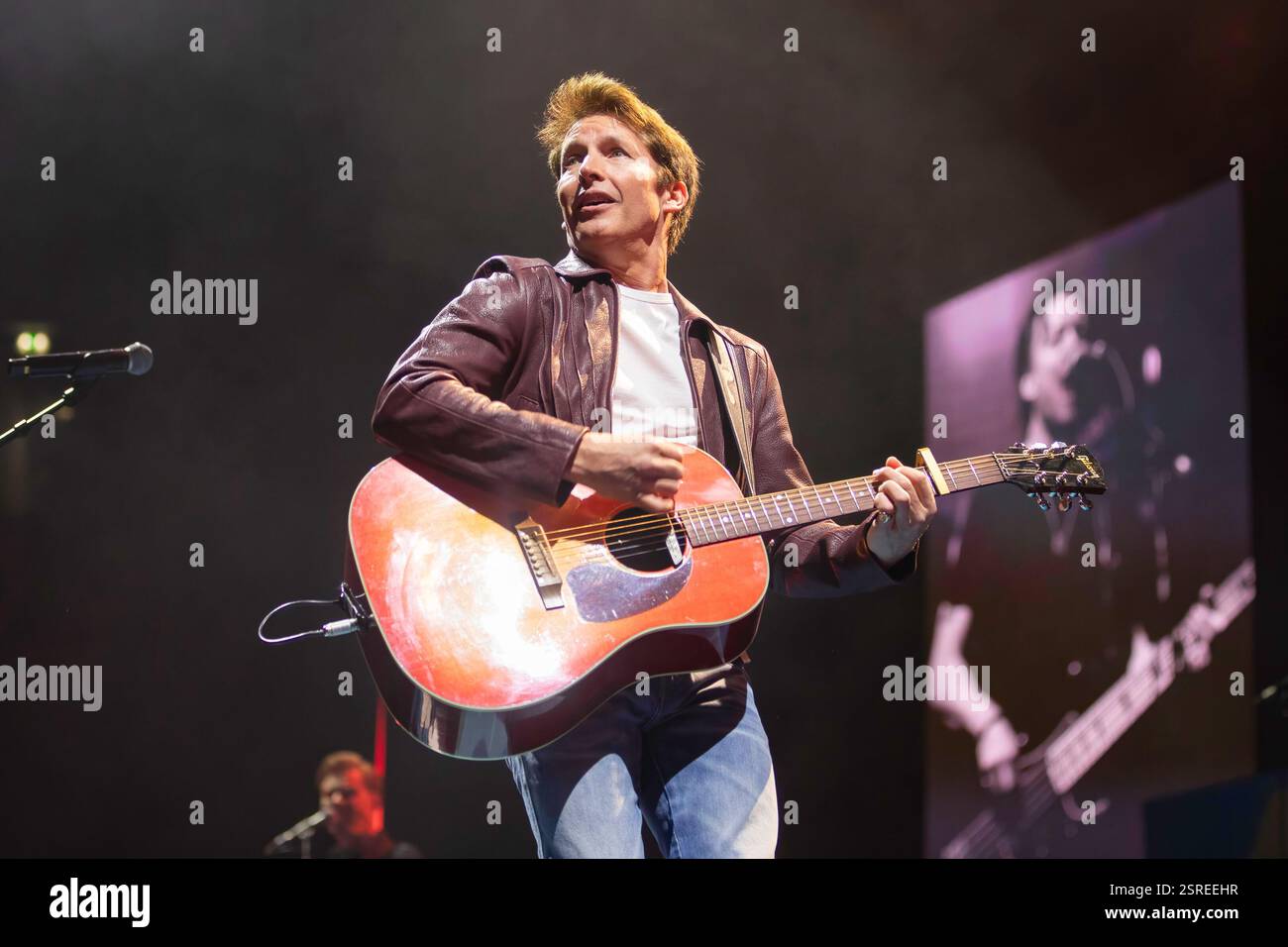 Manchester, England, 15th February, 2025. James Blunt performing at AO ...
