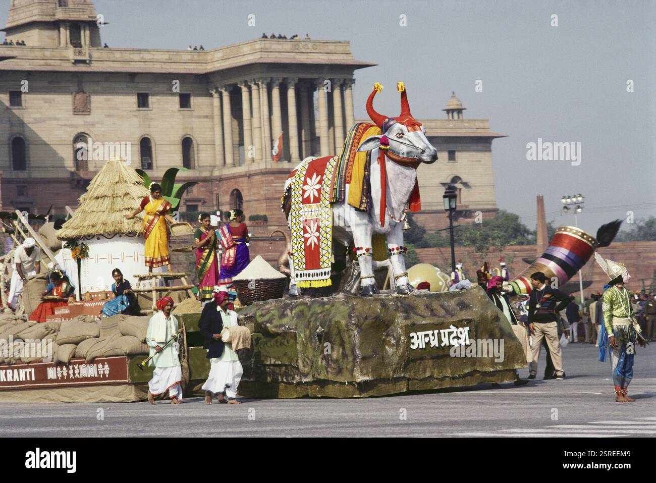 Republic Day float of Andhra Pradesh, Delhi, India, Asia Stock Photo ...