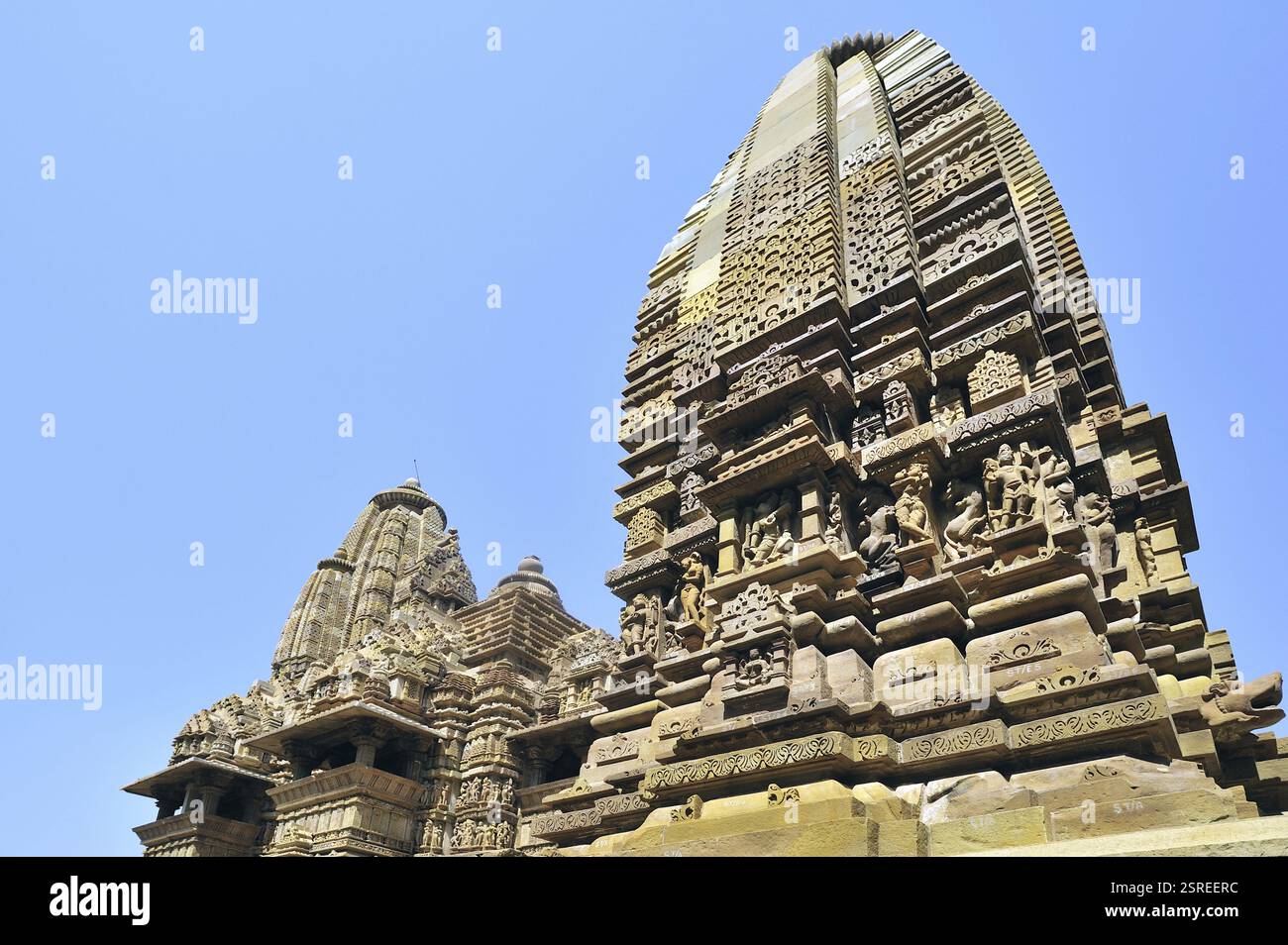Khajuraho lakshmana temple plinth madhya pradesh india Stock Photo - Alamy