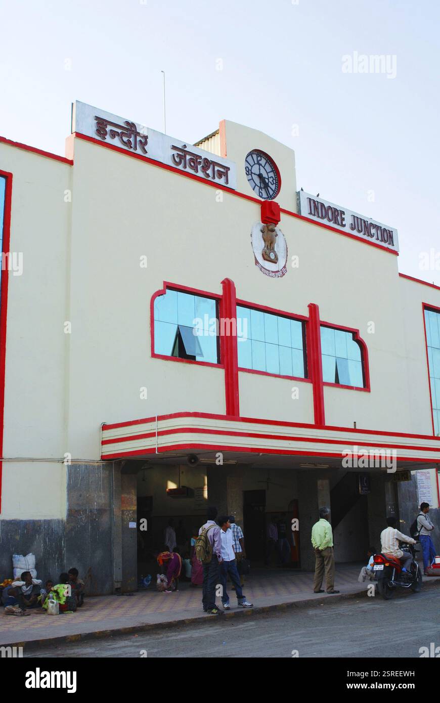 Indore railway station, Madhya Pradesh, India, Asia Stock Photo - Alamy