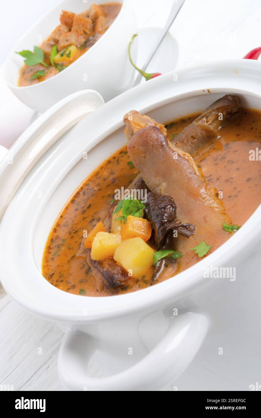 Javanese oxtail soup hi-res stock photography and images - Alamy