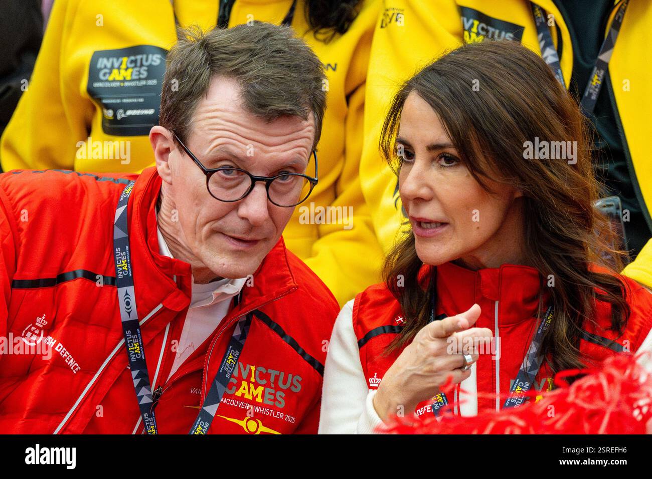 Vancouver, Canada. 15th Feb, 2025. Prince Joachim and Princess Marie at ...