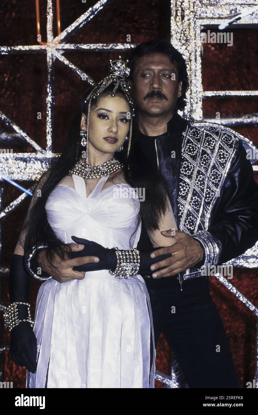 Jackie Shroff and Manisha Koirala dancing, India, Asia Stock Photo - Alamy