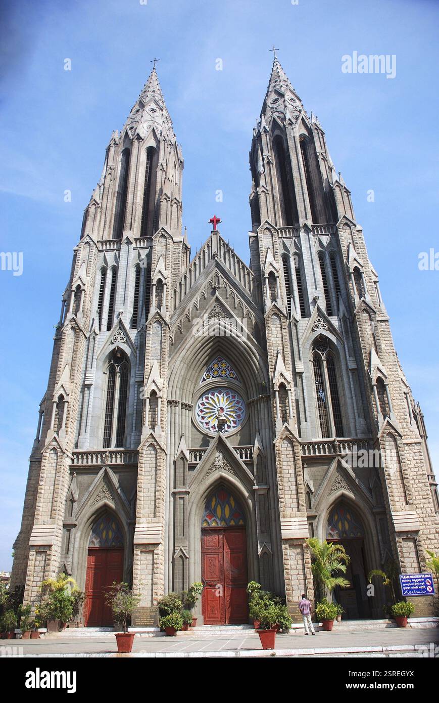 St Philomena cathedral, Mysore, Karnataka, India, Asia Stock Photo - Alamy