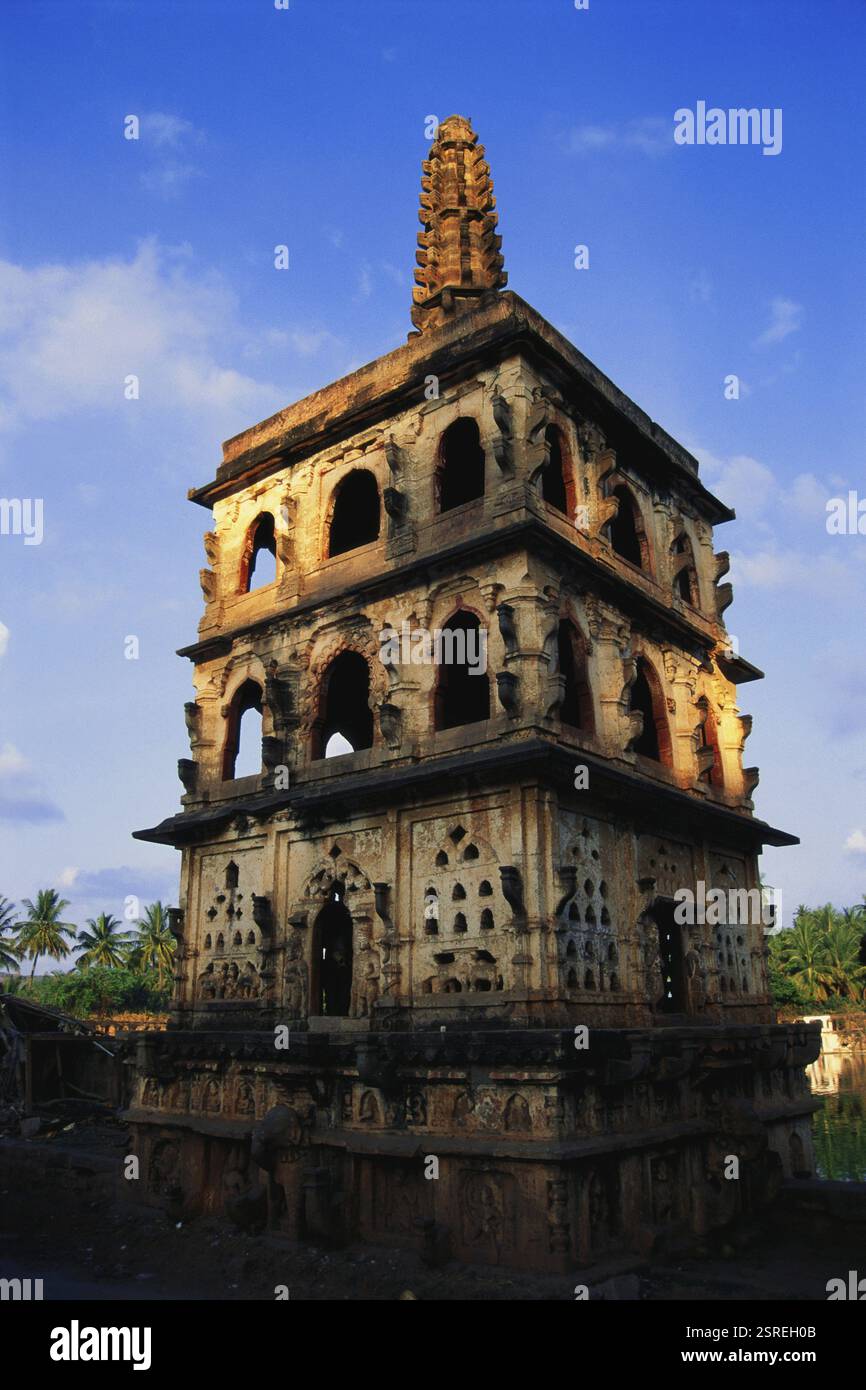 Sacred Tank outside Banashan Kari temple at Badami, Karnataka, India ...