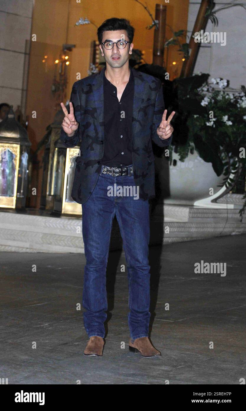 Bollywood actor Ranbir Kapoor arrives industrialist Mukesh Ambani's ...