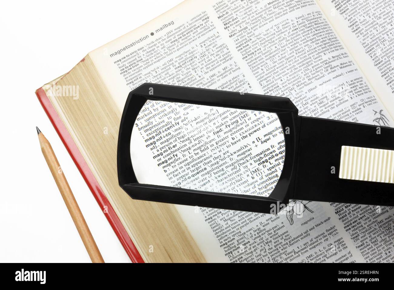 Magnifying glass, India, Asia Stock Photo - Alamy