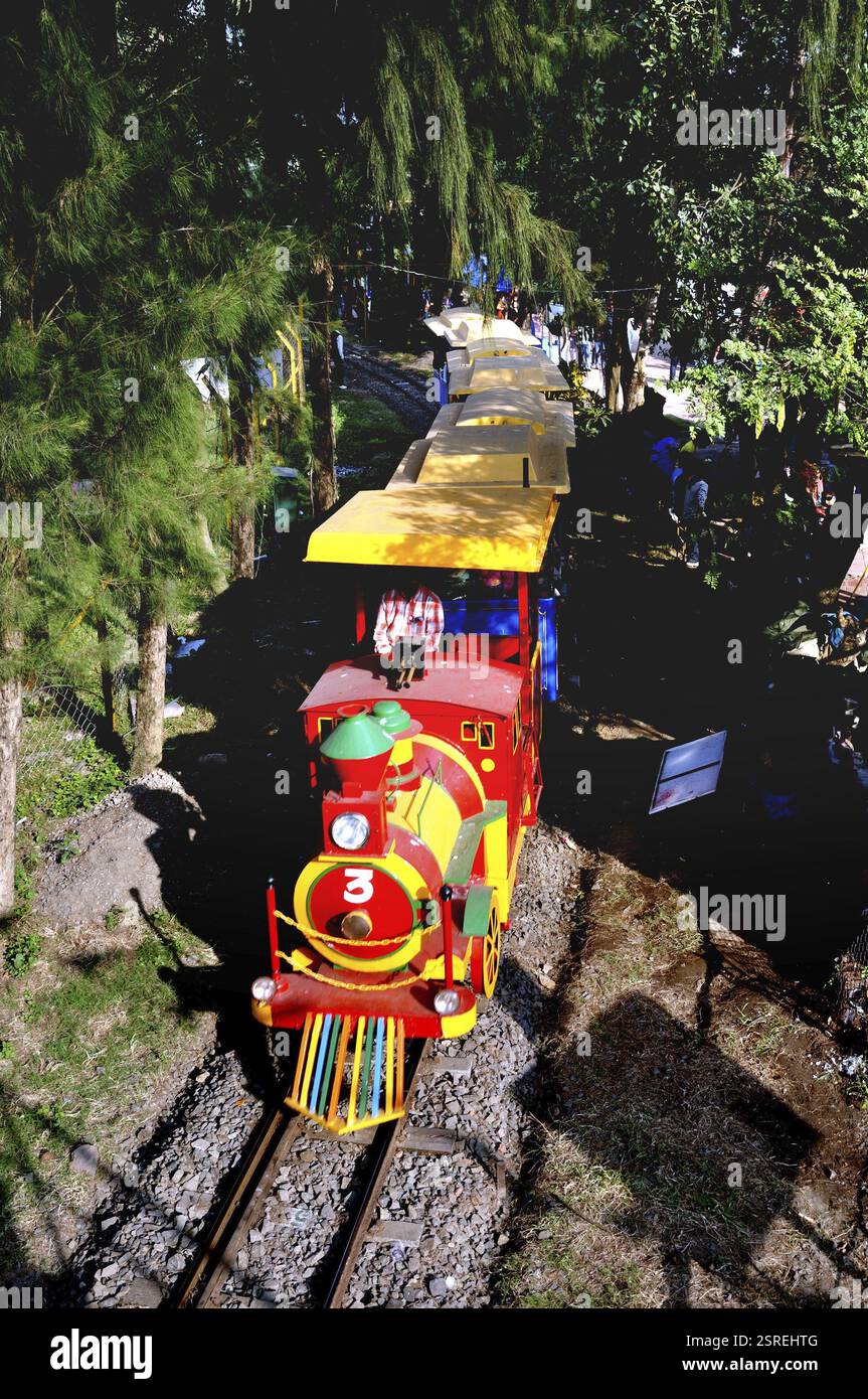 Toy train at nicco park at Calcutta Kolkata, West Bengal, India, Asia ...