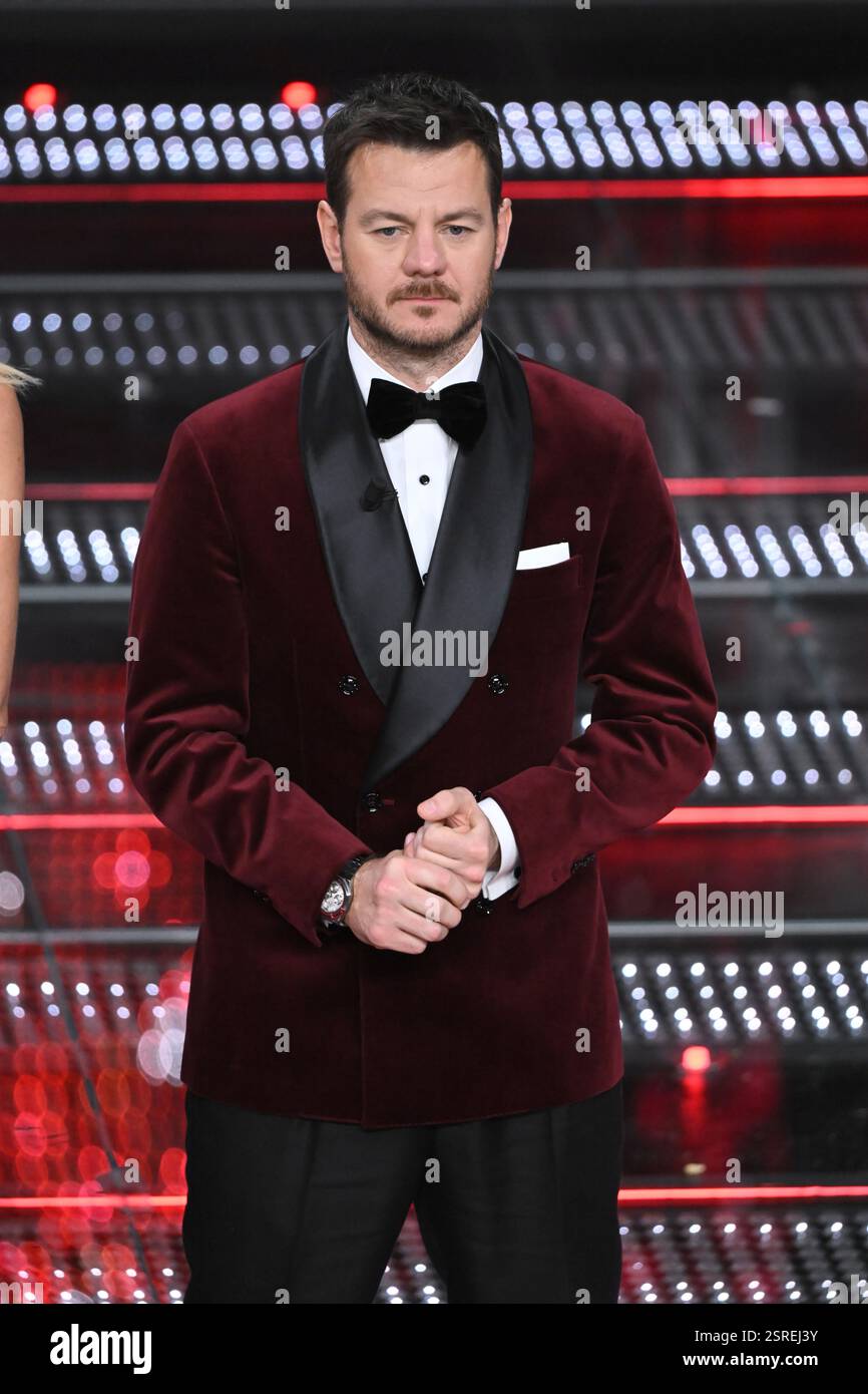 Sanremo, Italy. 16th Feb, 2025. Fifth Evening - Finale In the photo ...