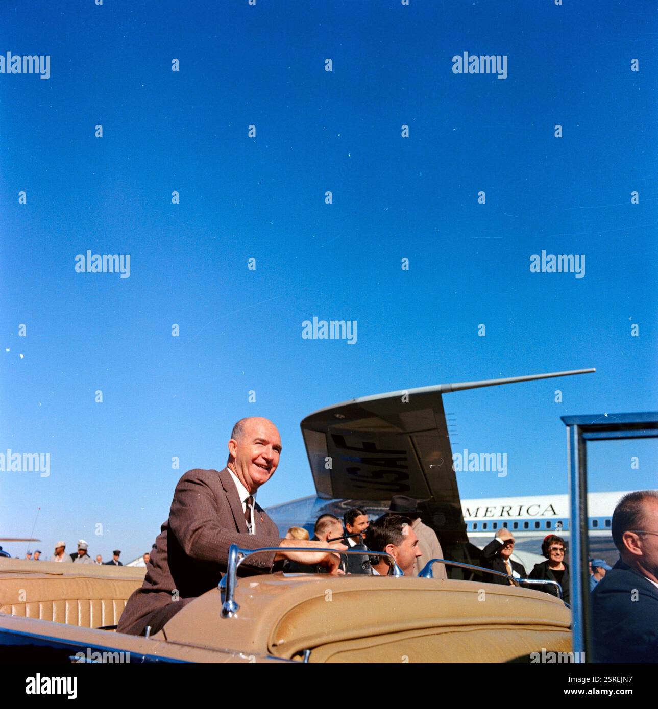 Special Assistants to President John F. Kennedy, Dave Powers (left) and ...