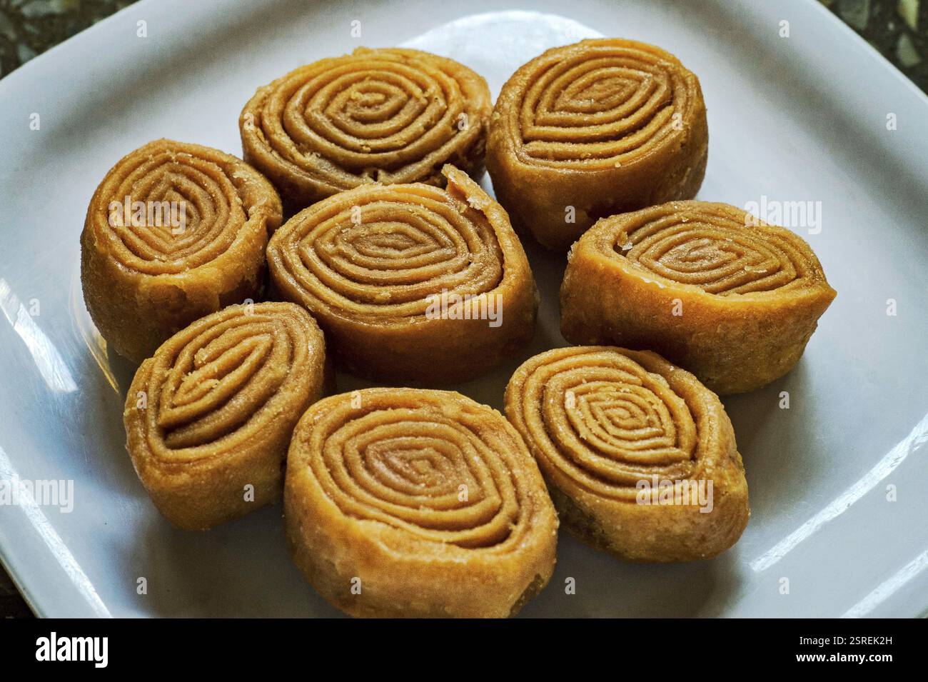 Khaja in plate, Miraj, Maharashtra, India, Asia Stock Photo - Alamy