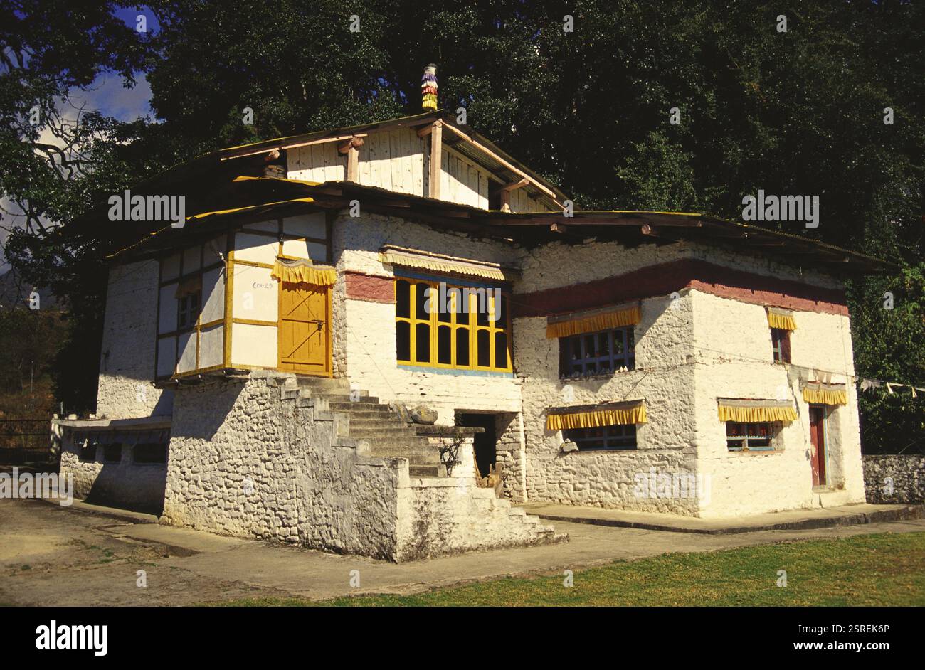 Urgelling gompa, Tawang, Arunachal Pradesh, India, Asia Stock Photo - Alamy