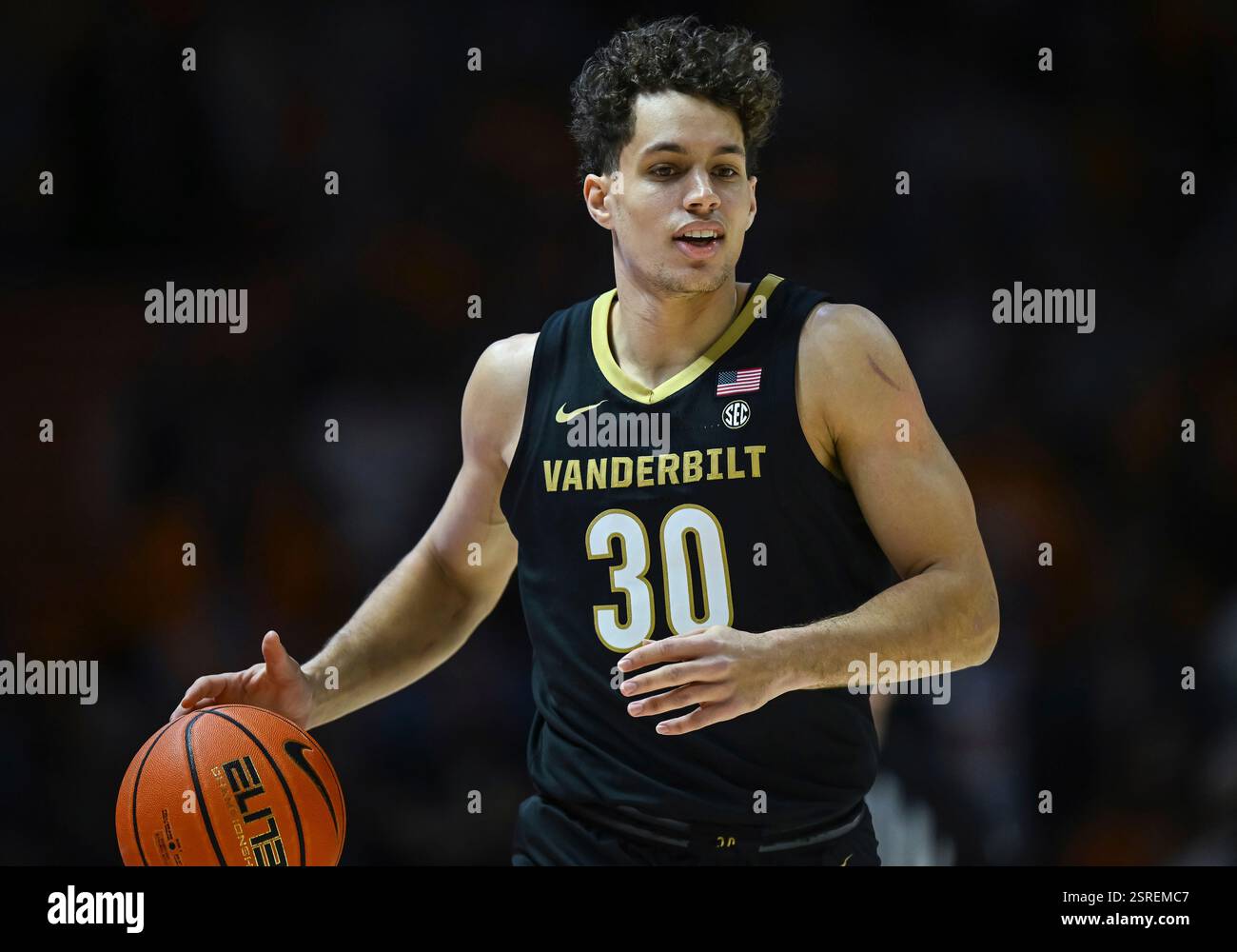 KNOXVILLE, TN - FEBRUARY 15: Vanderbilt Commodores guard Chris Manon ...