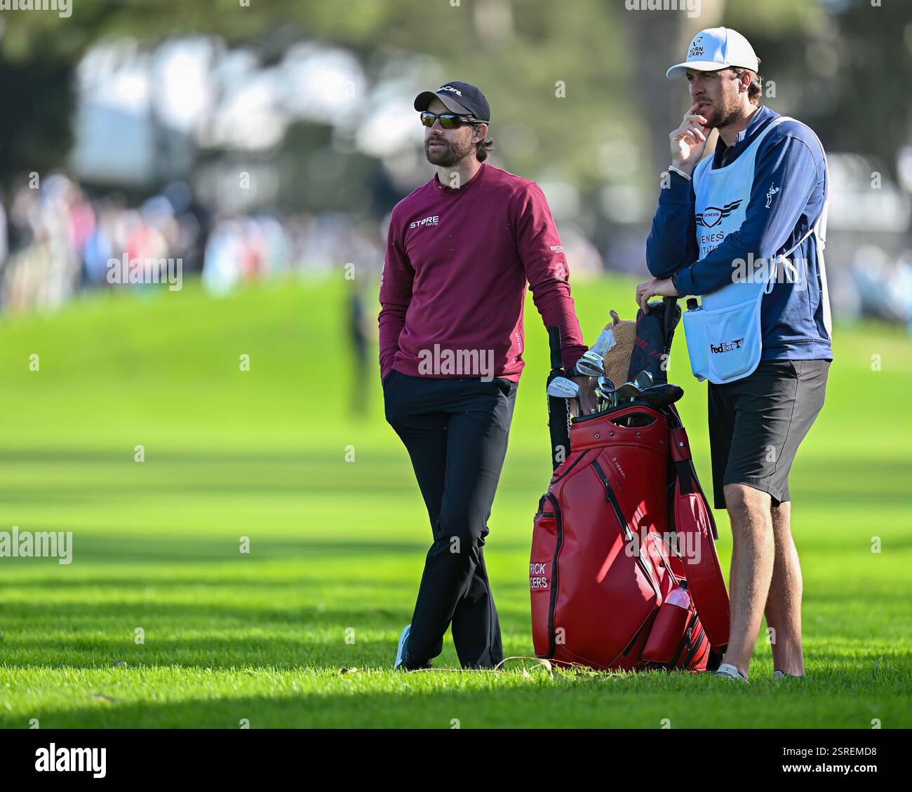 San Diego, California, USA. 15th Feb, 2025. Patrick Rodgers and his ...