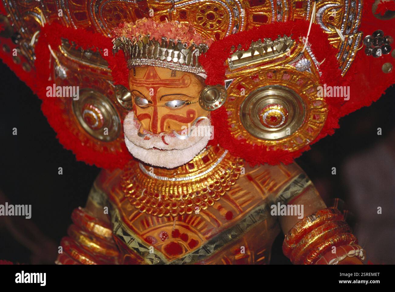 Theyam or theyyam ritual dance, Kudali, Kerala, India, Asia Stock Photo ...