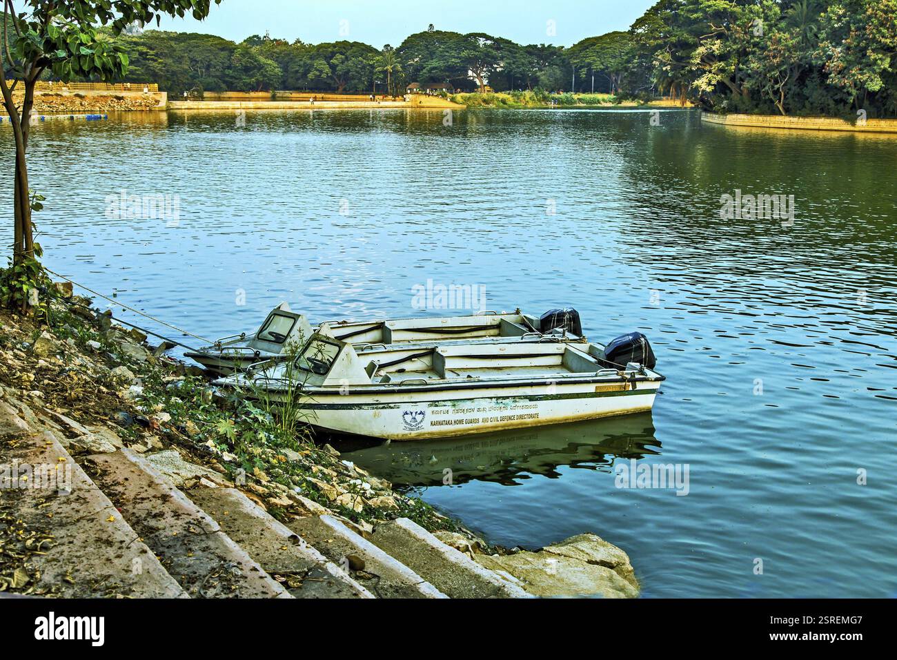 Ulsoor lake boating, Bangalore, Bengaluru, Karnataka, India, Asia Stock ...
