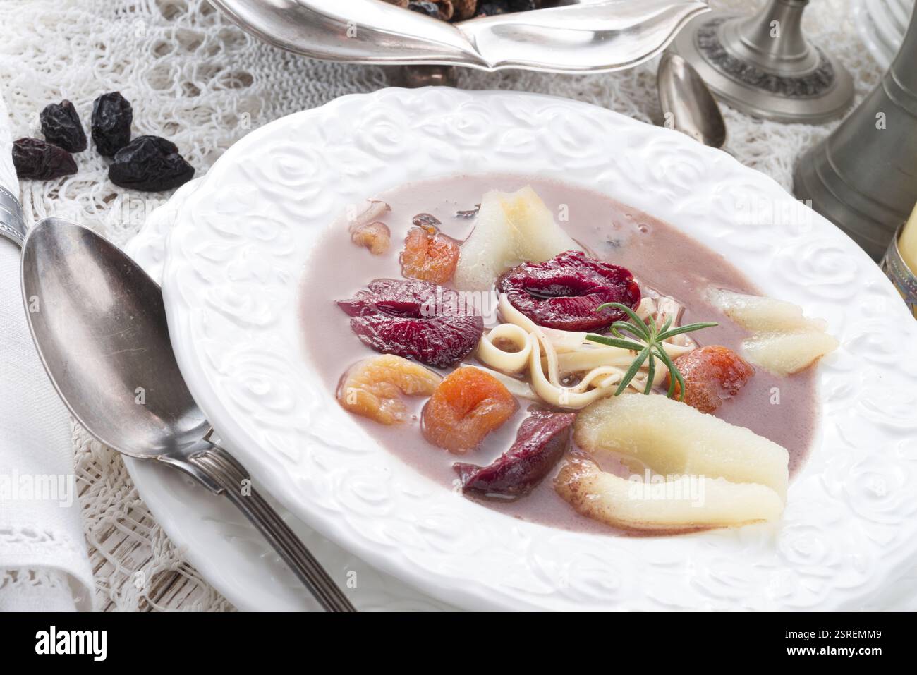 Czernina is a Polish soup Stock Photo - Alamy